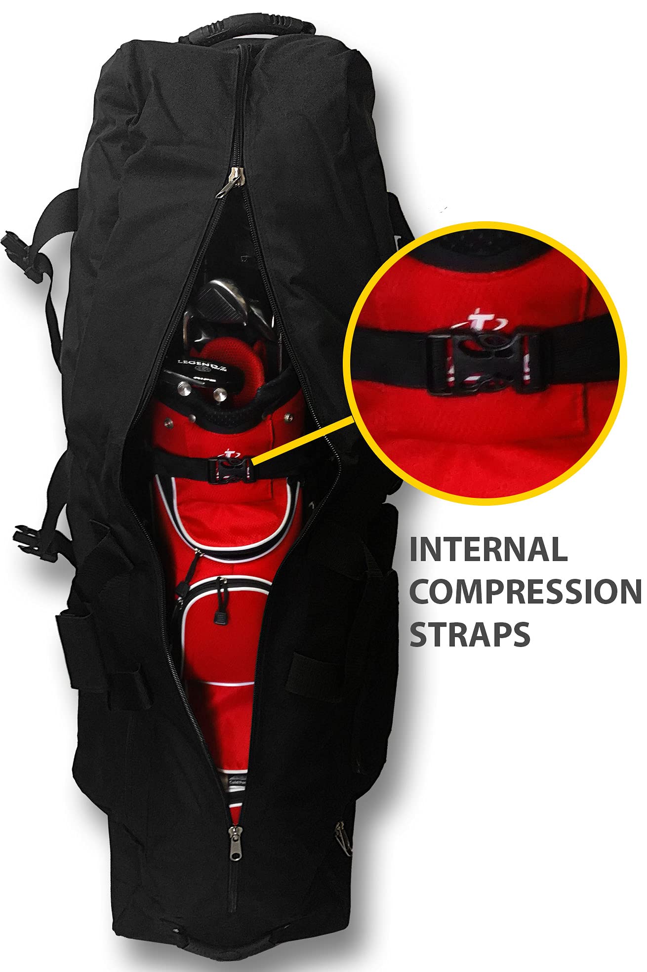 Snapklik.com : CaddyDaddy CDX-10 Padded Golf Travel Bag Cover