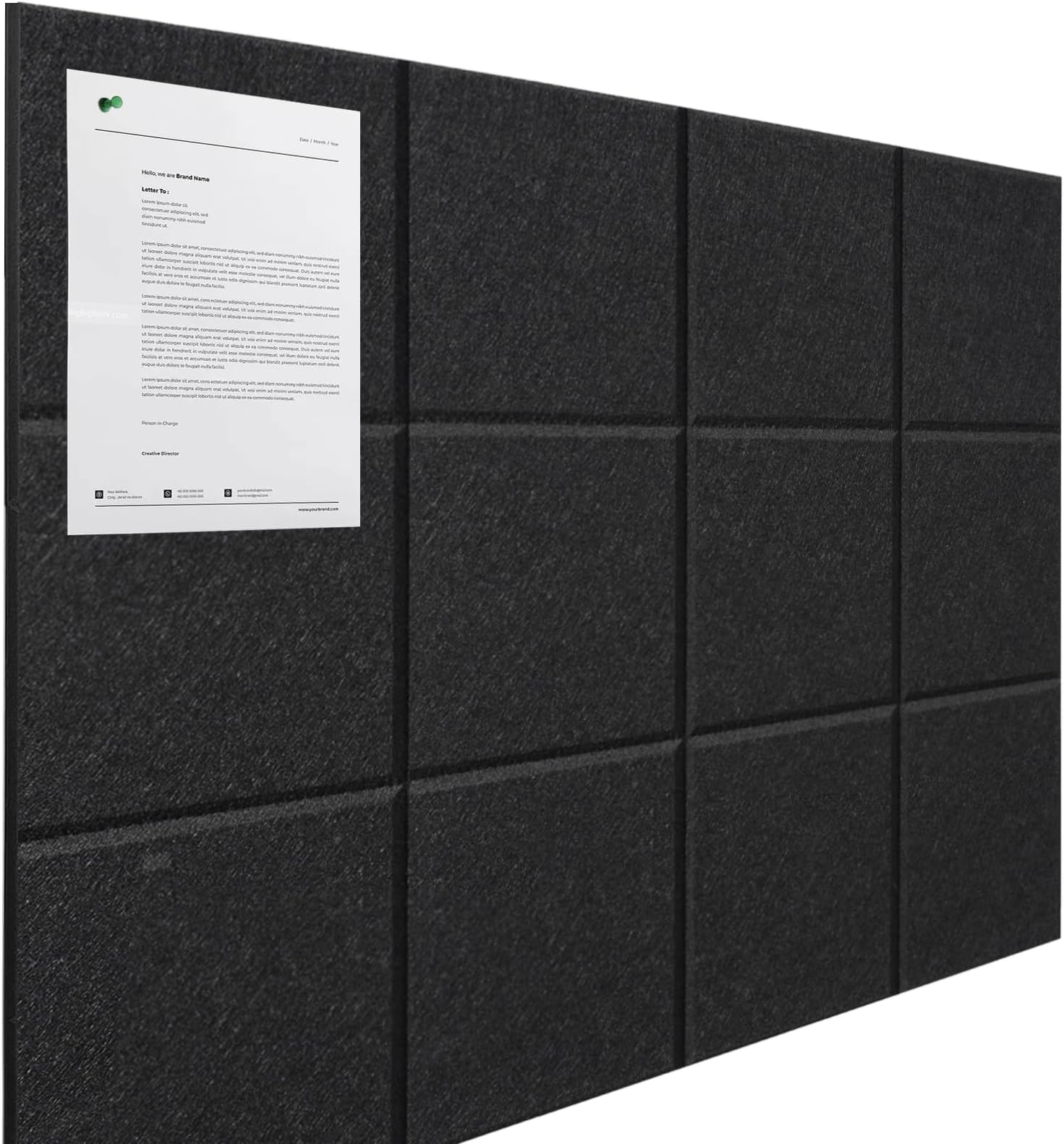 Amazon.com: Large Cork Boards for Walls 48" x 36" 12 Pack Bulletin ...