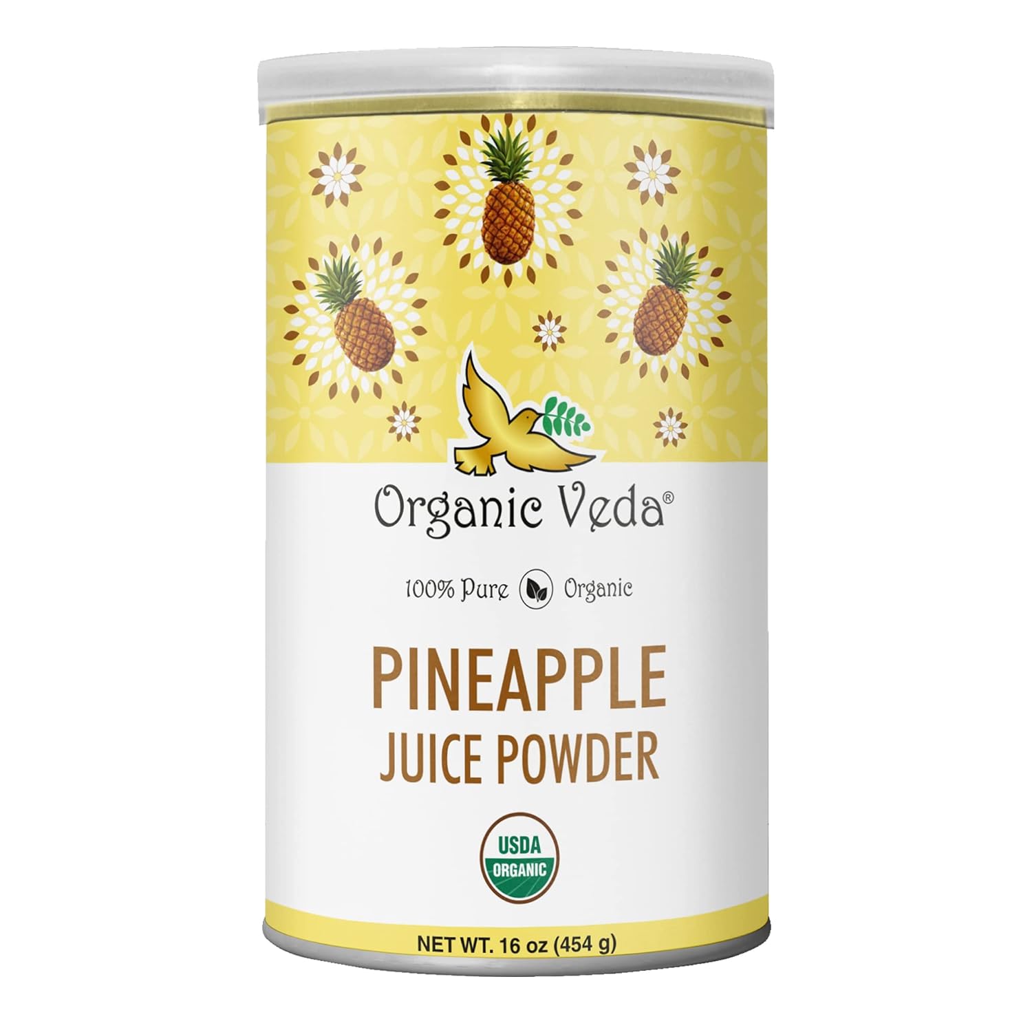 Amazon.com : Organic Veda Pineapple Powder - Organic Pineapple Fruit ...