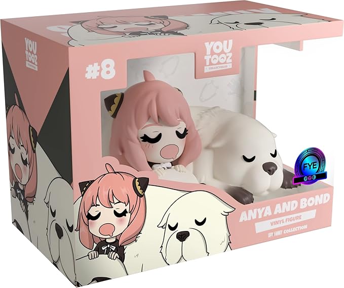 Amazon.com: Youtooz Anya Forger and Bond Vinyl Figure, 2.8" Tall Anya ...