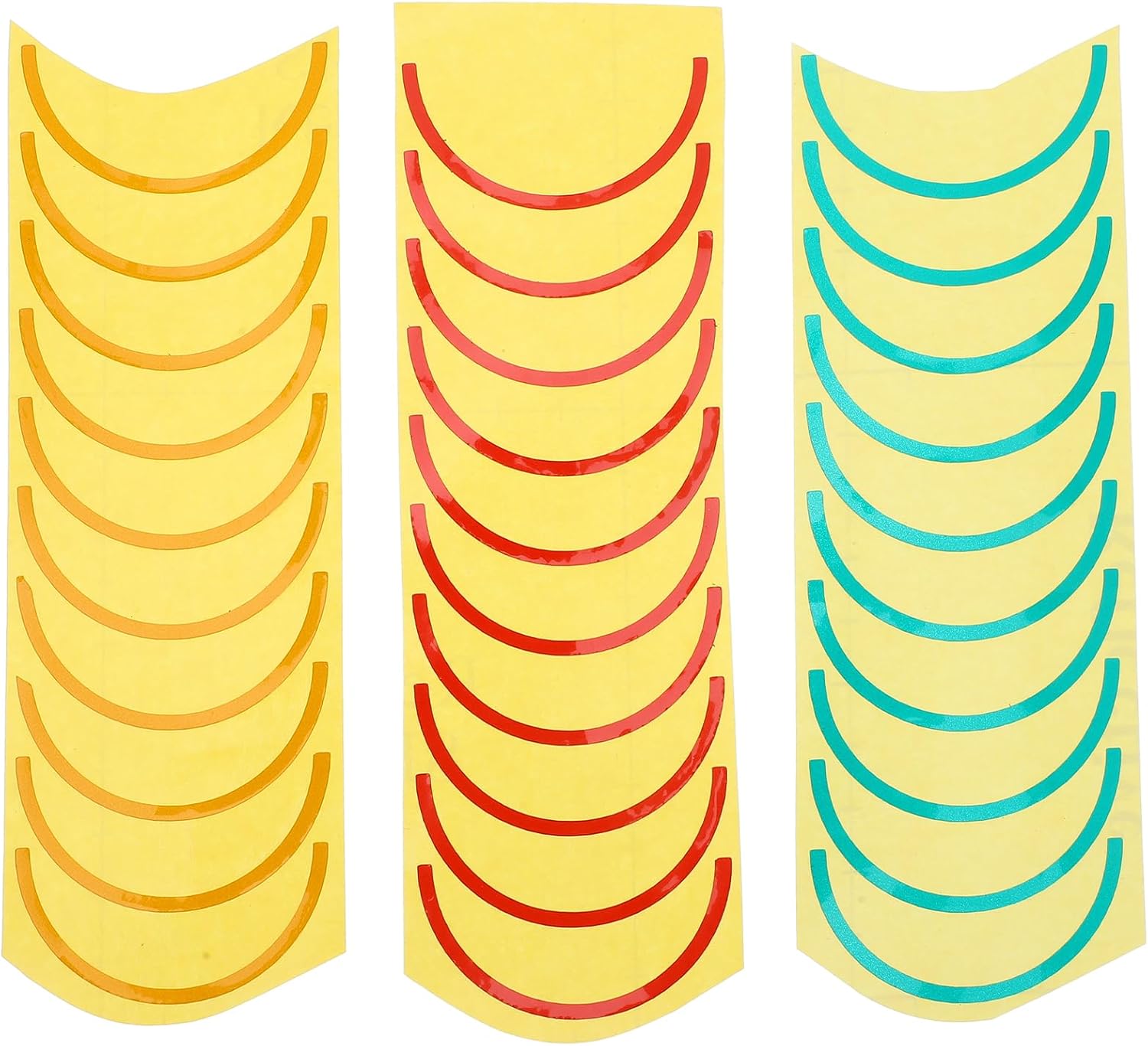 Amazon.com: 3 Sheets Pressure Gauge Sticker, Adhesive Gauge Labels Arcs ...