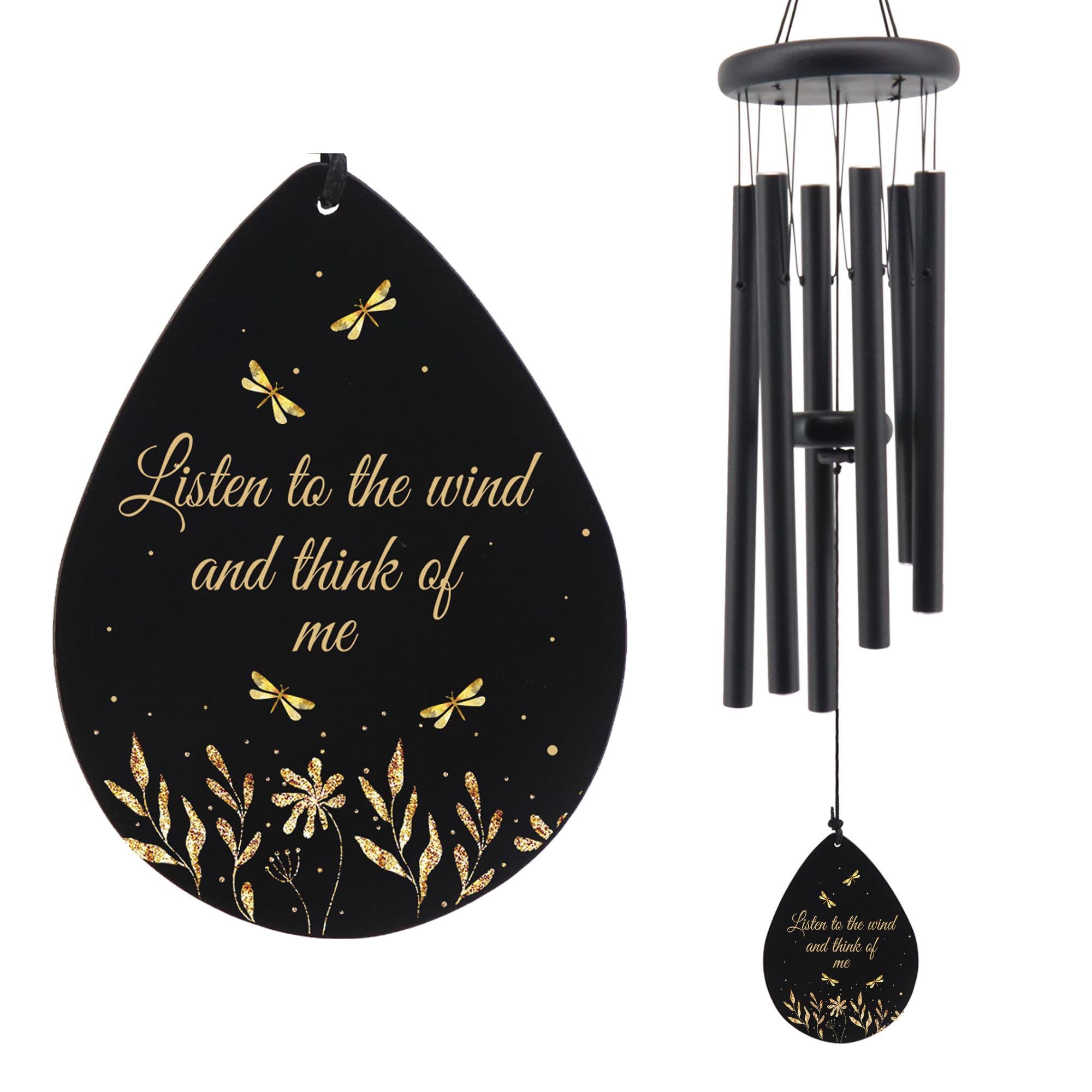 Amazon.com : JMsuertes Memorial Sympathy Wind Chimes for Outside ...