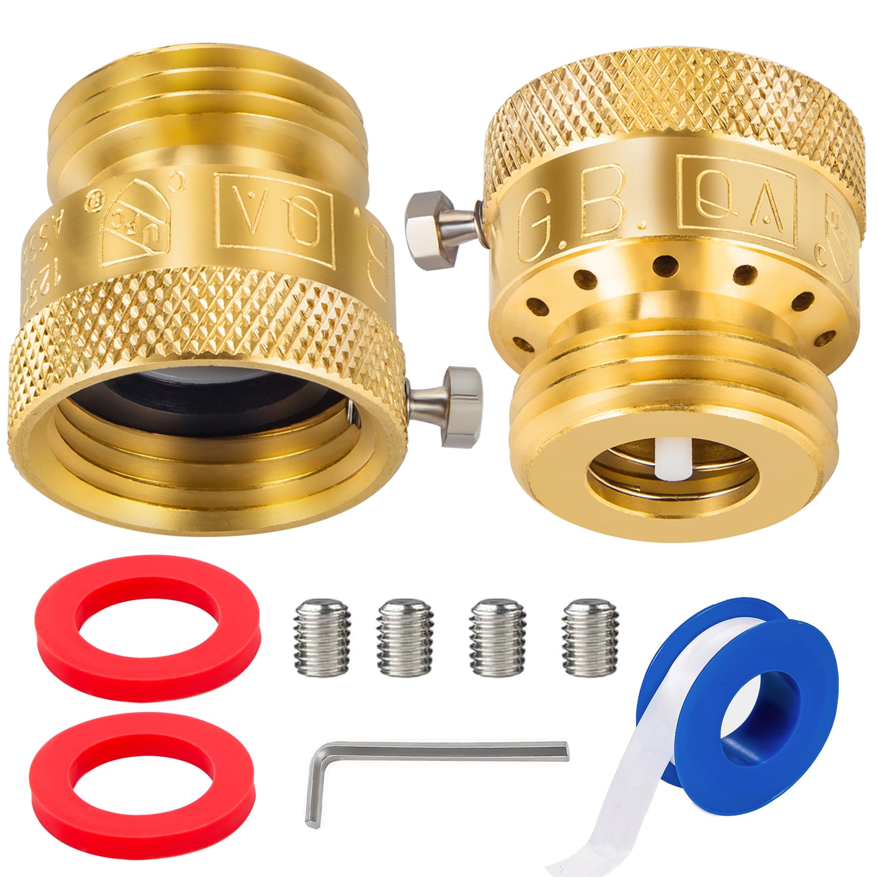 Snapklik.com : Vacuum Breaker Hose Bib Backflow Preventer, 3/4 Inch ...