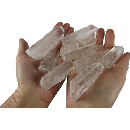 Amazon.com: ONE Pound Small Quartz Rock Crystal Points Healing Stones ...