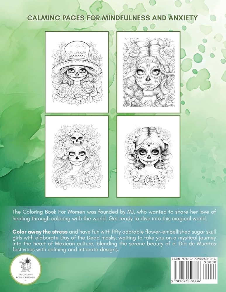 sugar skull coloring pages mask