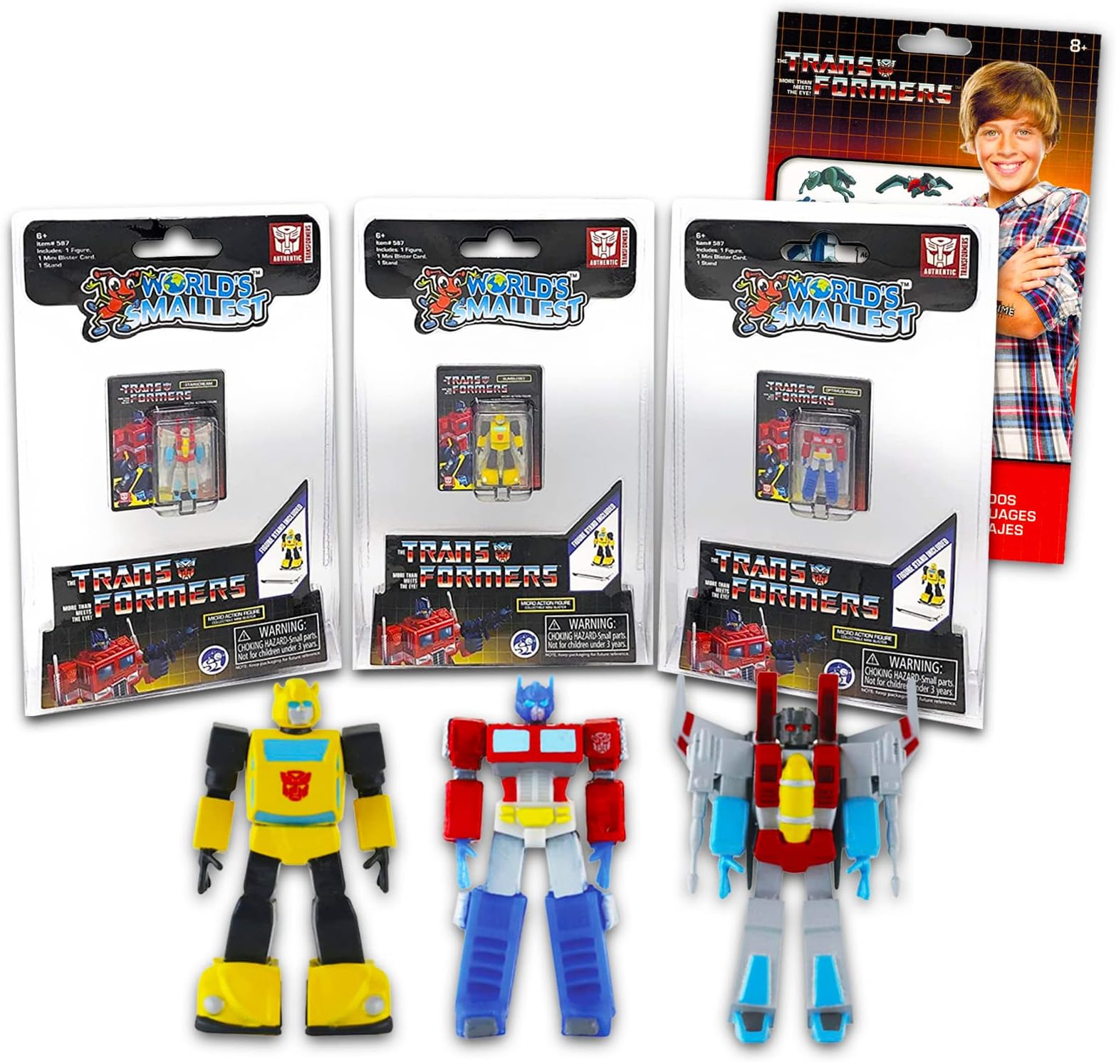 Buy World's Smallest Transformers Set - Bundle with Mini Transformers ...