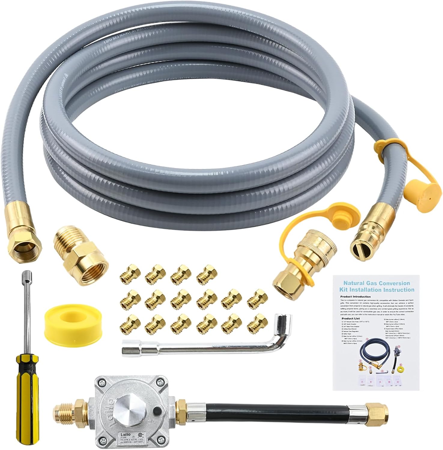 Amazon.com : Propane to Natural Gas Conversion Kit for Grill Compatible ...