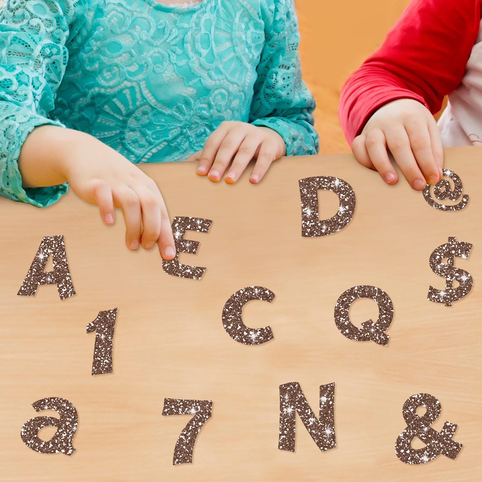 Snapklik.com : Colarr 216 Pcs Glitter Bulletin Board Letters For ...