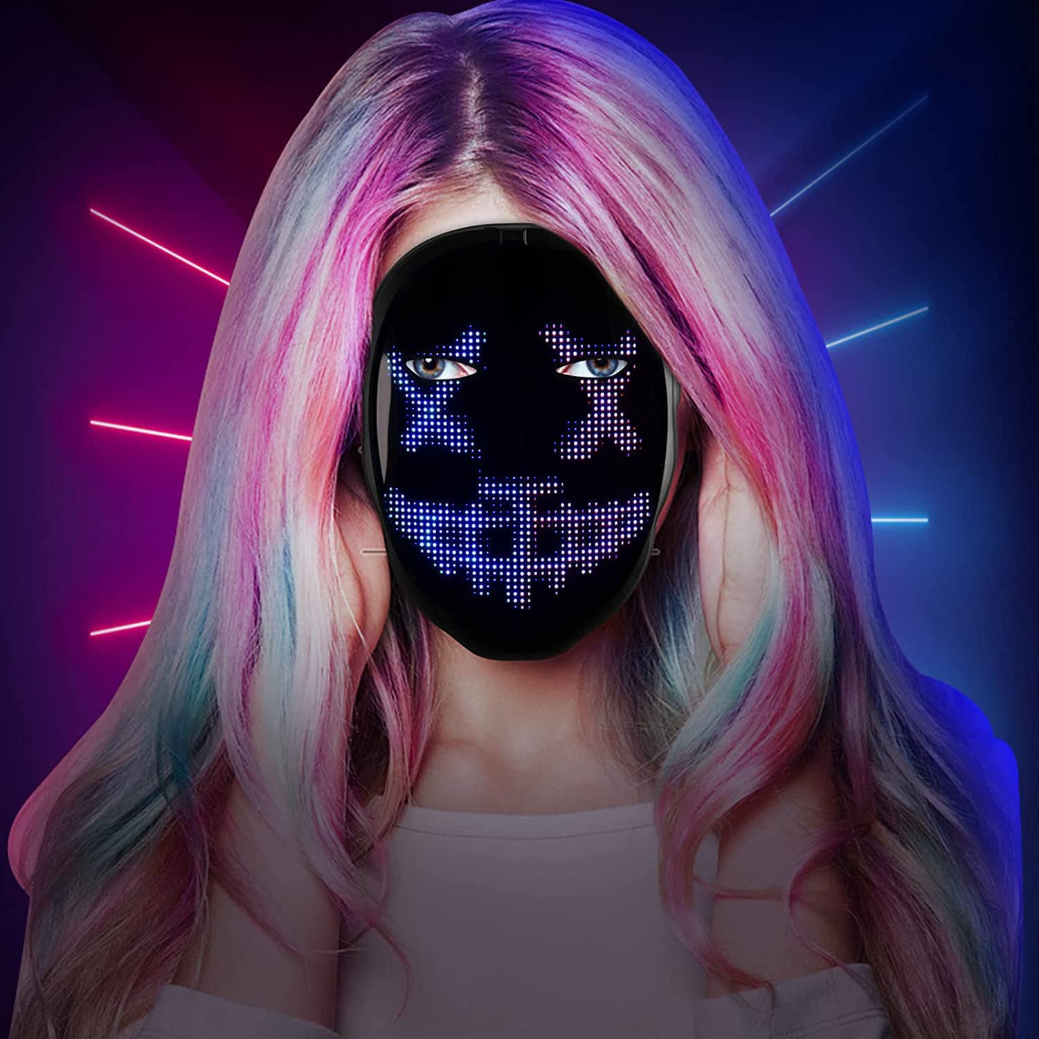 Face Transforming LED Mask wi...B09JBM1KLX | Encarguelo.com