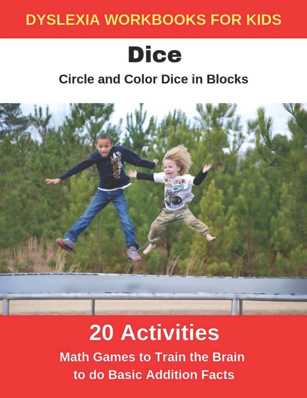 Dyslexia Workbooks for Kids - Dice - Circle and Color Dice in Blocks ...