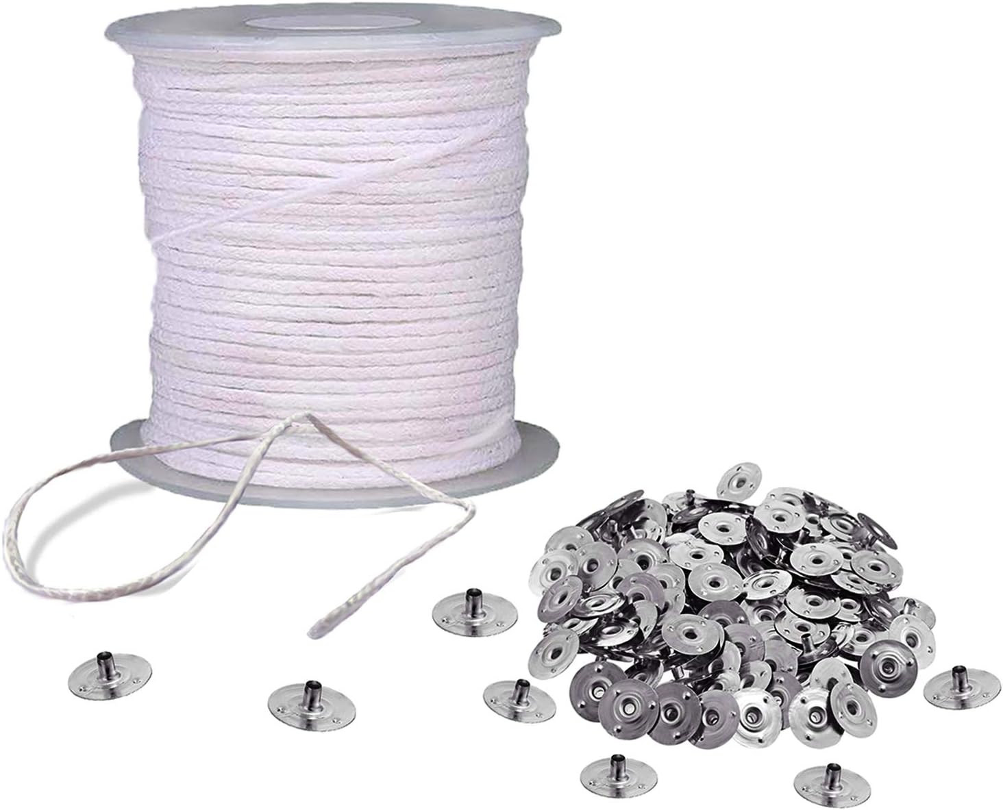 Amazon.com: 400 Ft Braided Wick 24 Ply Candle Wick Spool 2 Rolls ...
