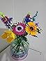 LEGO Icons Wildflower Bouquet Set - Artificial Flowers with Poppies and ...