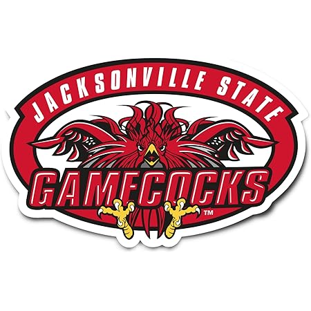 Amazon.com: Jacksonville State University Sticker Gamecocks JSU Jax ...