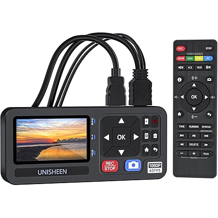 Amazon.com: UNISHEEN HD Video Capture Box 1080P 60FPS Video to Digital ...
