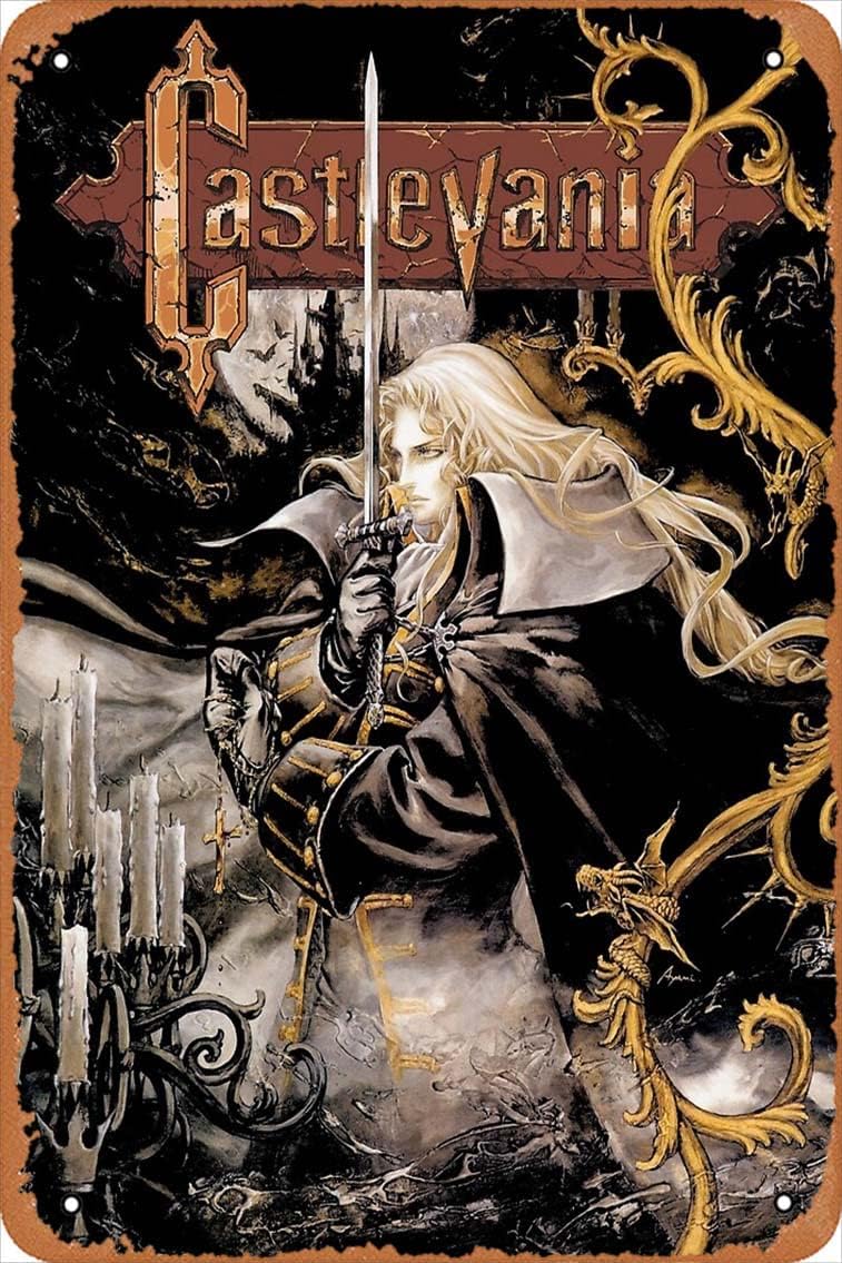 Amazon.com: Wall Decor Sign - Final Fantasy 1 NES Classic Art Poster ...