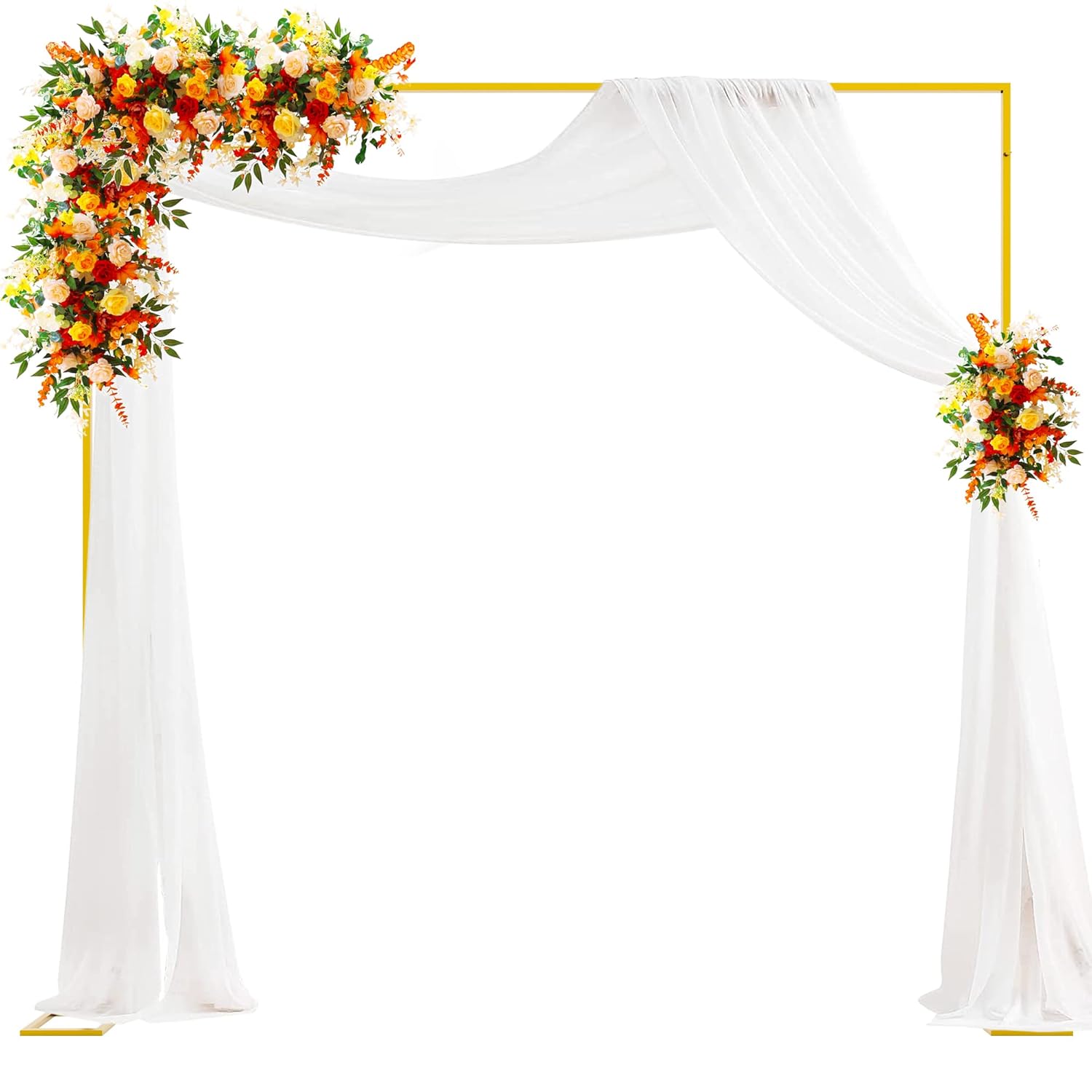 Putros 10x10 FT Backdrop Stand Heavy Duty Metal Pipe and Drape Backdrop ...