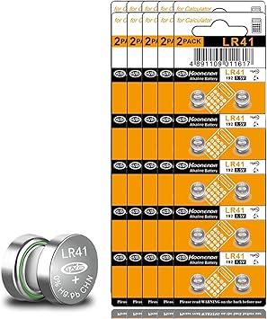 Amazon.com: hunbath 100 Pack LR41 AG3 Battery 392 384 192 SR41 L736 ...