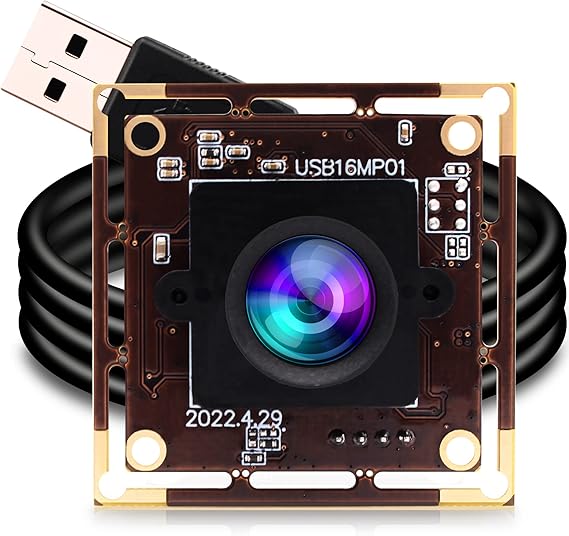 Amazon.com: ELP 16 Megapixel USB Camera Module with 75degree No ...
