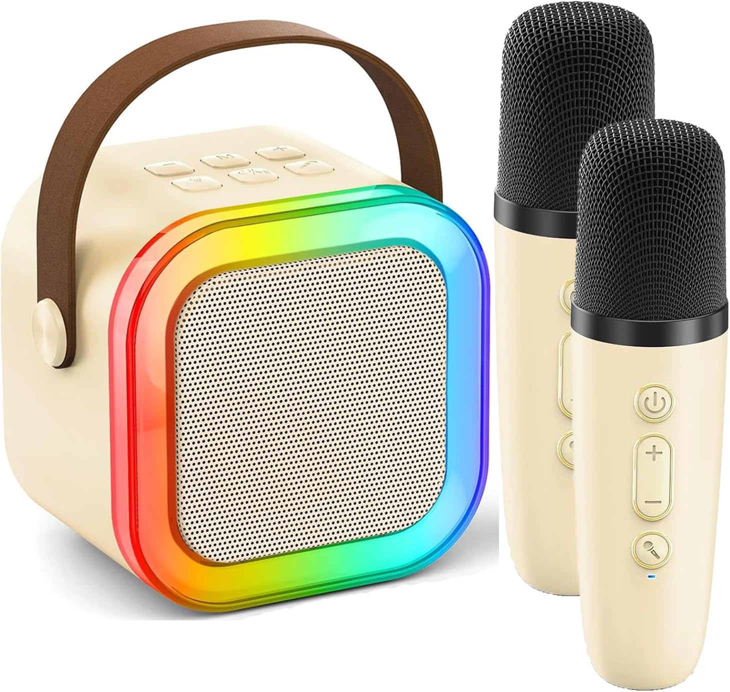 Mini Karaoke Machine for Kids Adults, Portable Bluetooth Karaoke with 2 ...