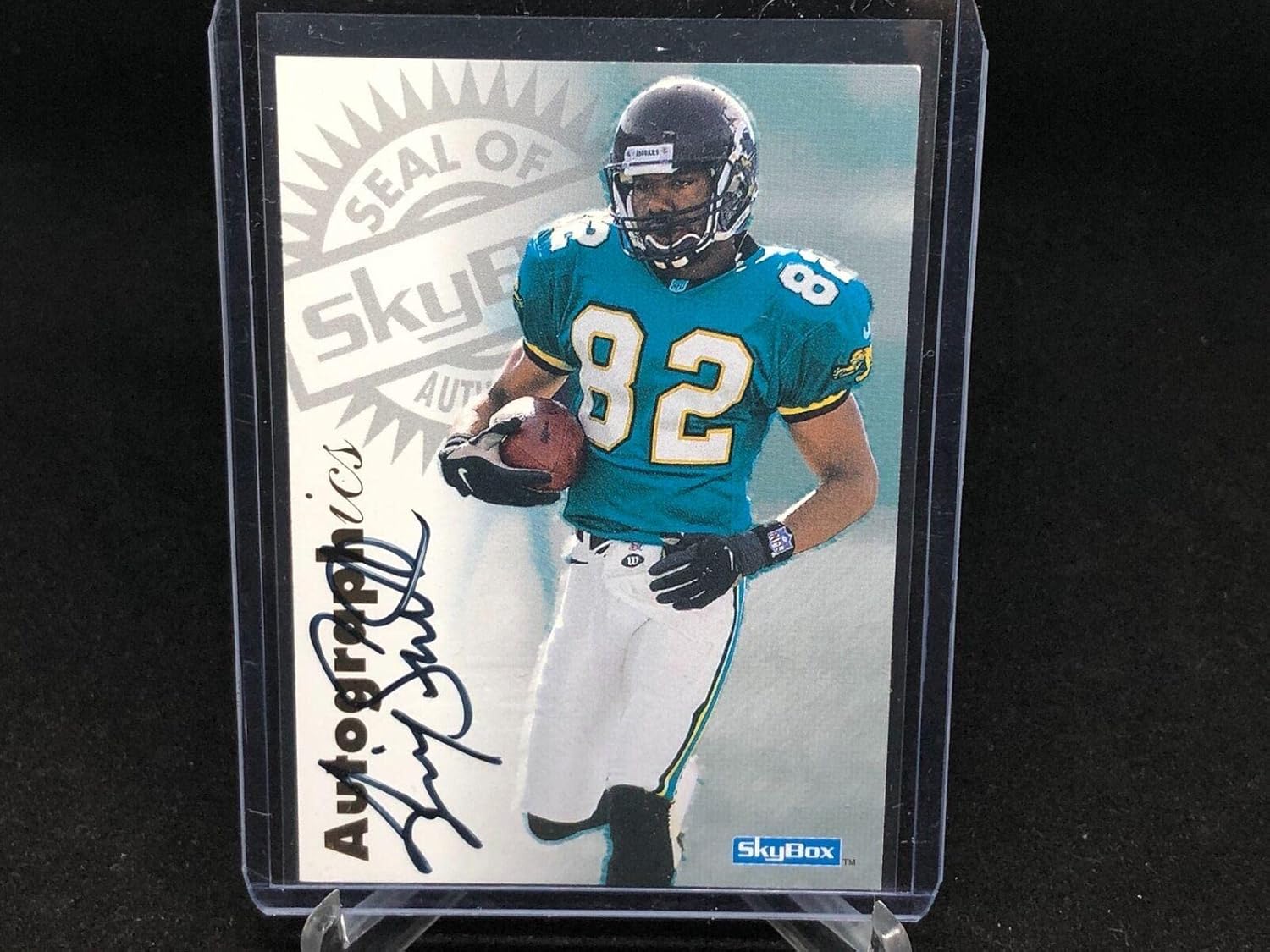 Jimmy Smith 1997 Skybox Autographics On Card Auto - NFL Autographed ...