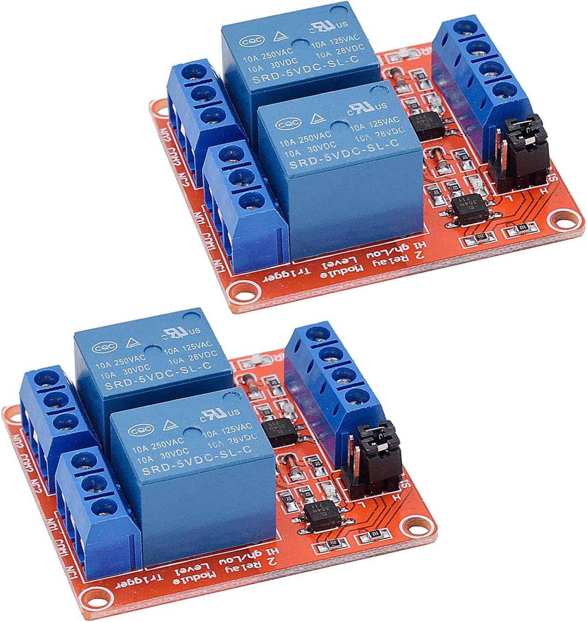 ELEGOO Module relais 8 canaux CC 5 V avec optocoupleur pour Arduino UNO ...