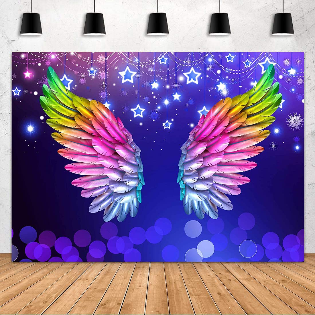 Colorful Angel Wings