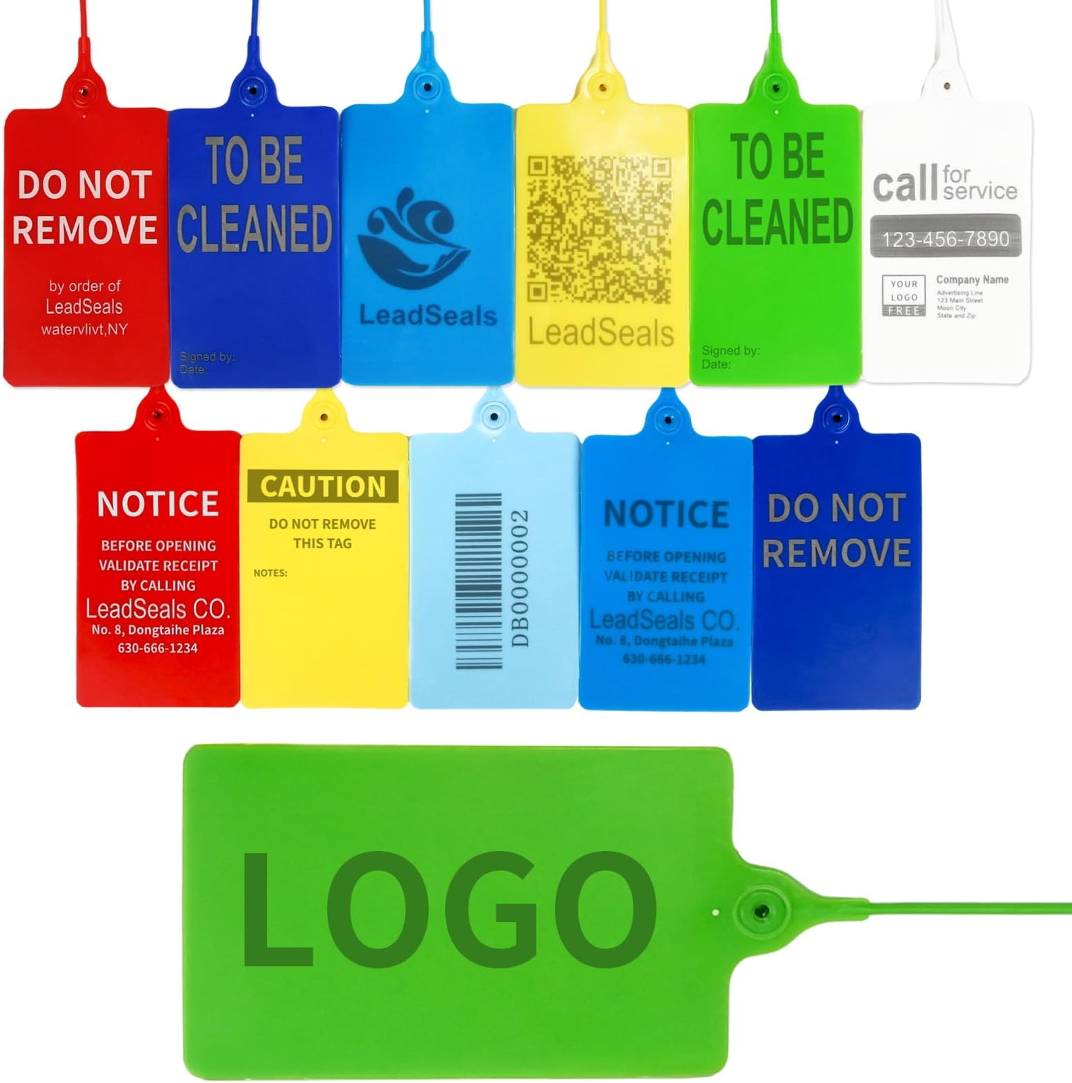 Amazon.com: Custom Plastic Tags Personalized Hang Tags Labels Printed ...