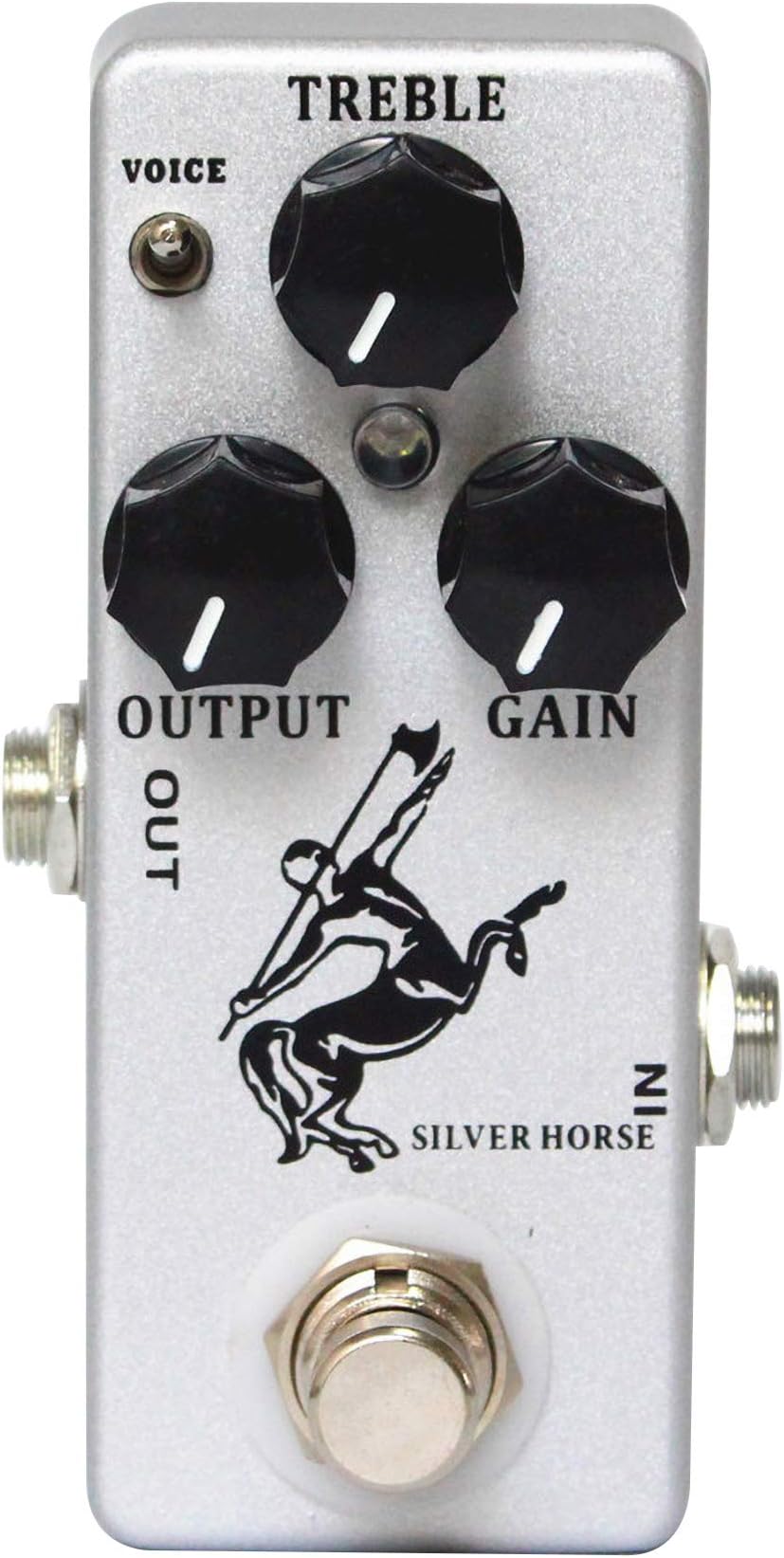 Amazon.com: YMUZE Moskyaudio Mini Silver Horse Effect Pedal Overdrive ...