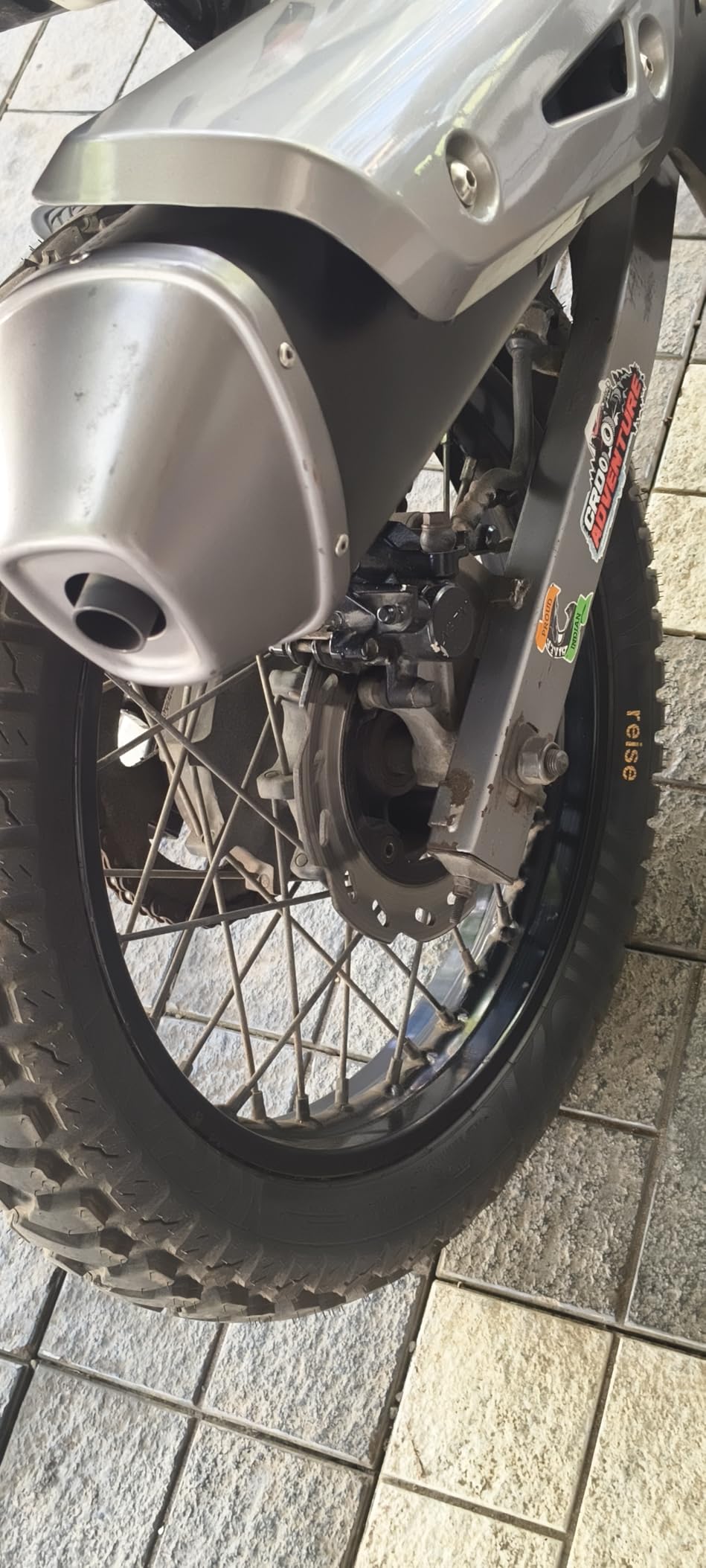 Reise trailR 50-1 120/80-18 62P Tubetype Tyre, Rear : Amazon.in: Sports ...