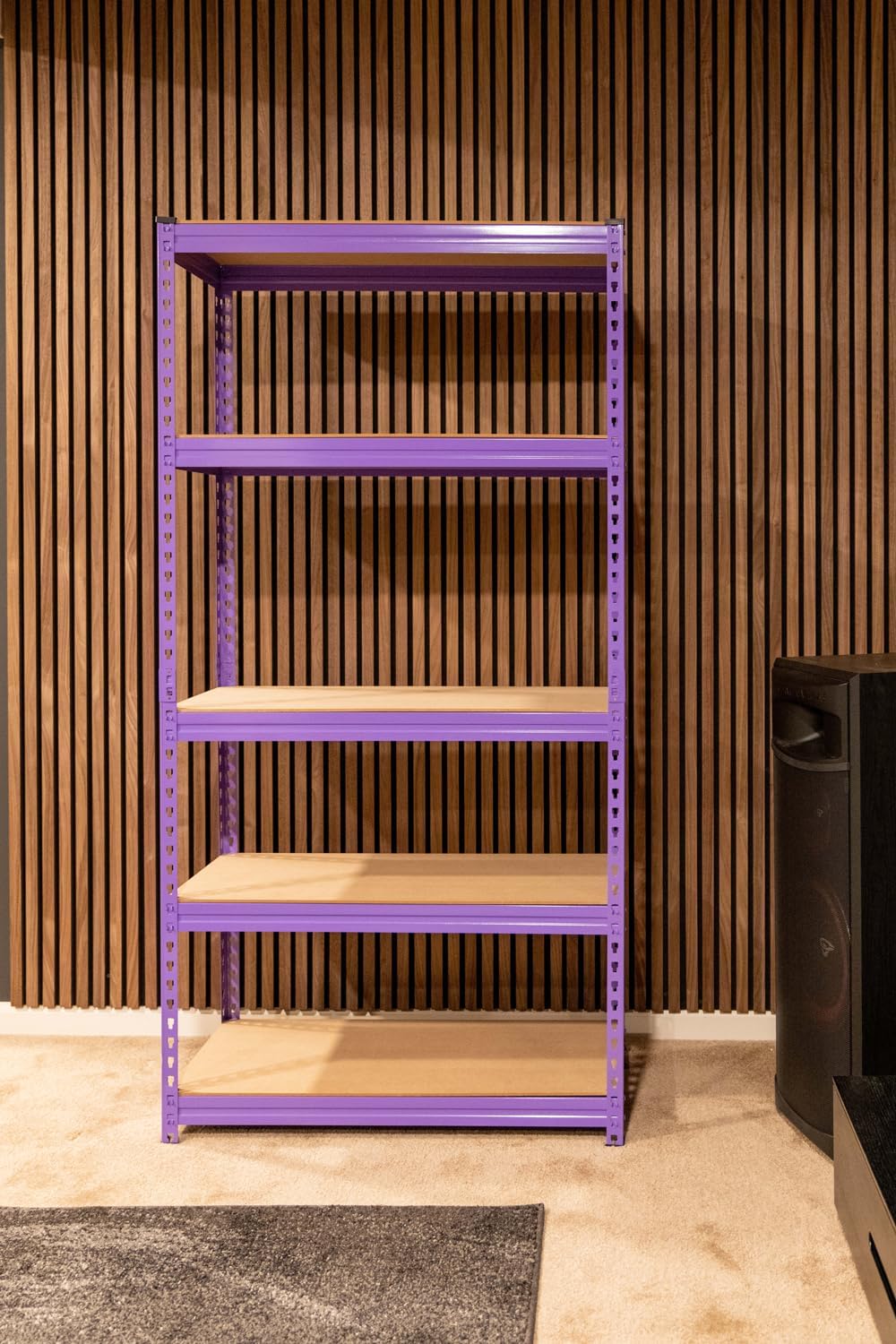 Amazon.com: 5 Tier Adjustable Steel Powder Coated Rack Storage Shelving ...