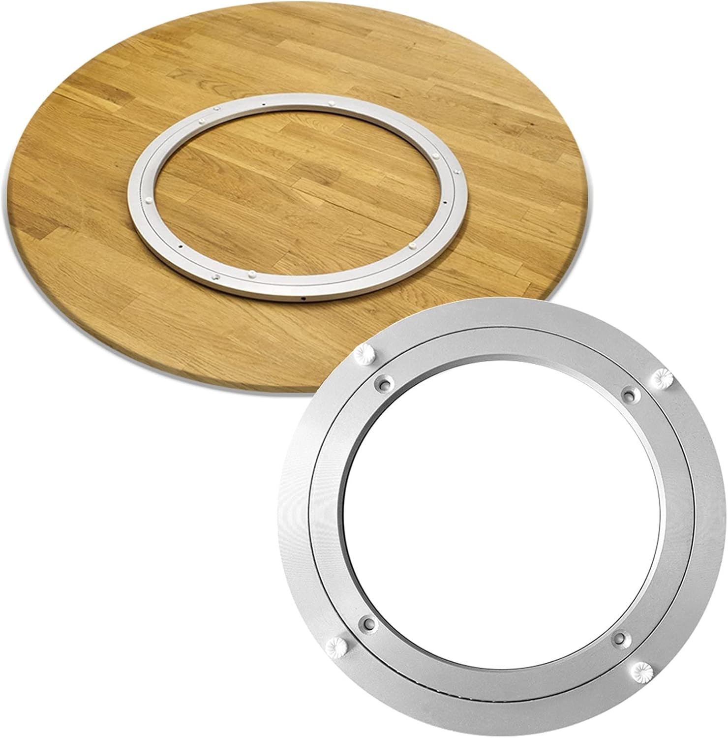 Amazon.co.jp: Rotating Table Turntable Swivel Plate Aluminum Rotating ...