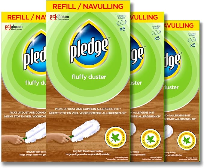 Amazon.com: Pledge Duster Refills - Pick Up Dust, Dirt and Lint with a ...