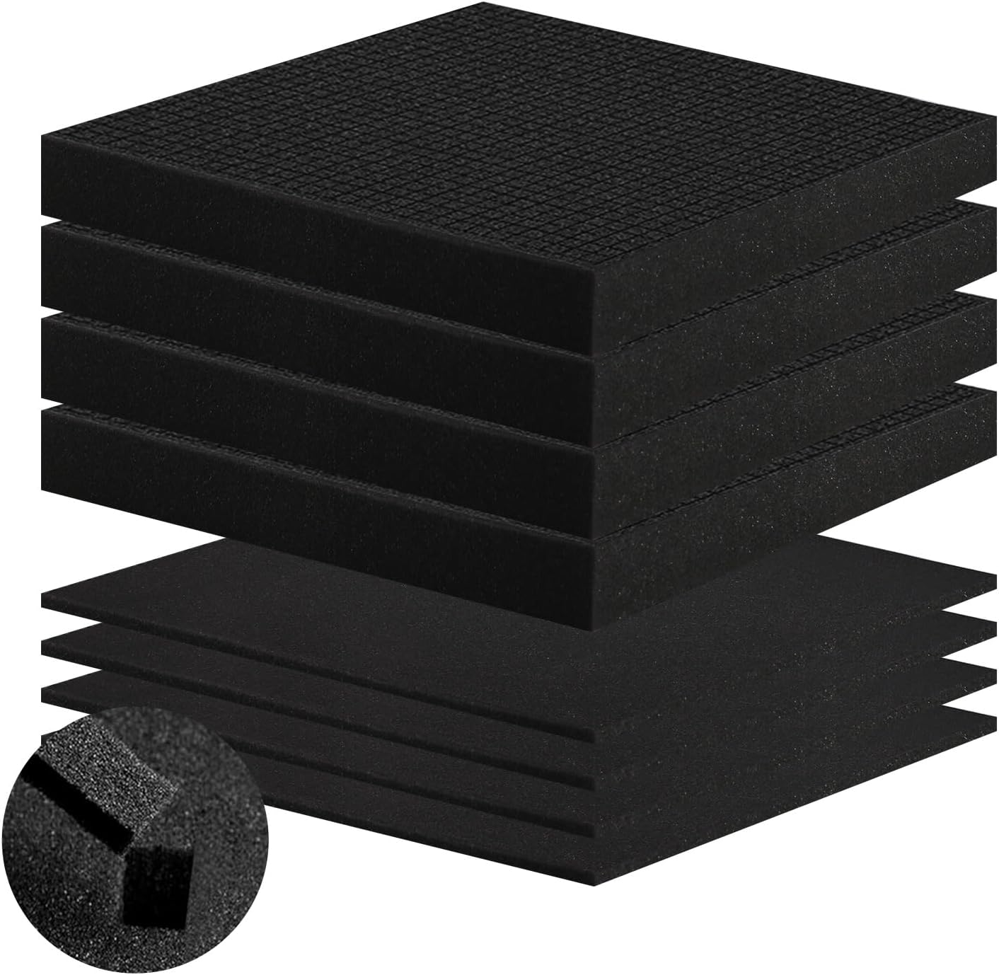 Amazon.com: 8 Pcs Pick and Pluck Foam Sheets 2 Size 4P 12" x 12" x 0.4 ...