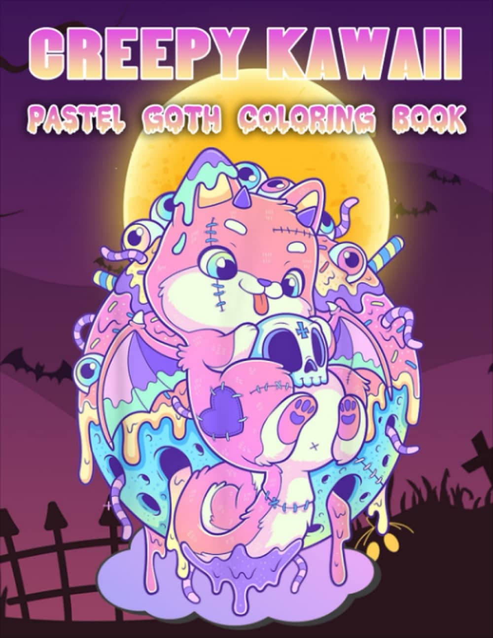 Amazon.com: Creepy Kawaii Pastel Goth Coloring Book: Relaxation ...