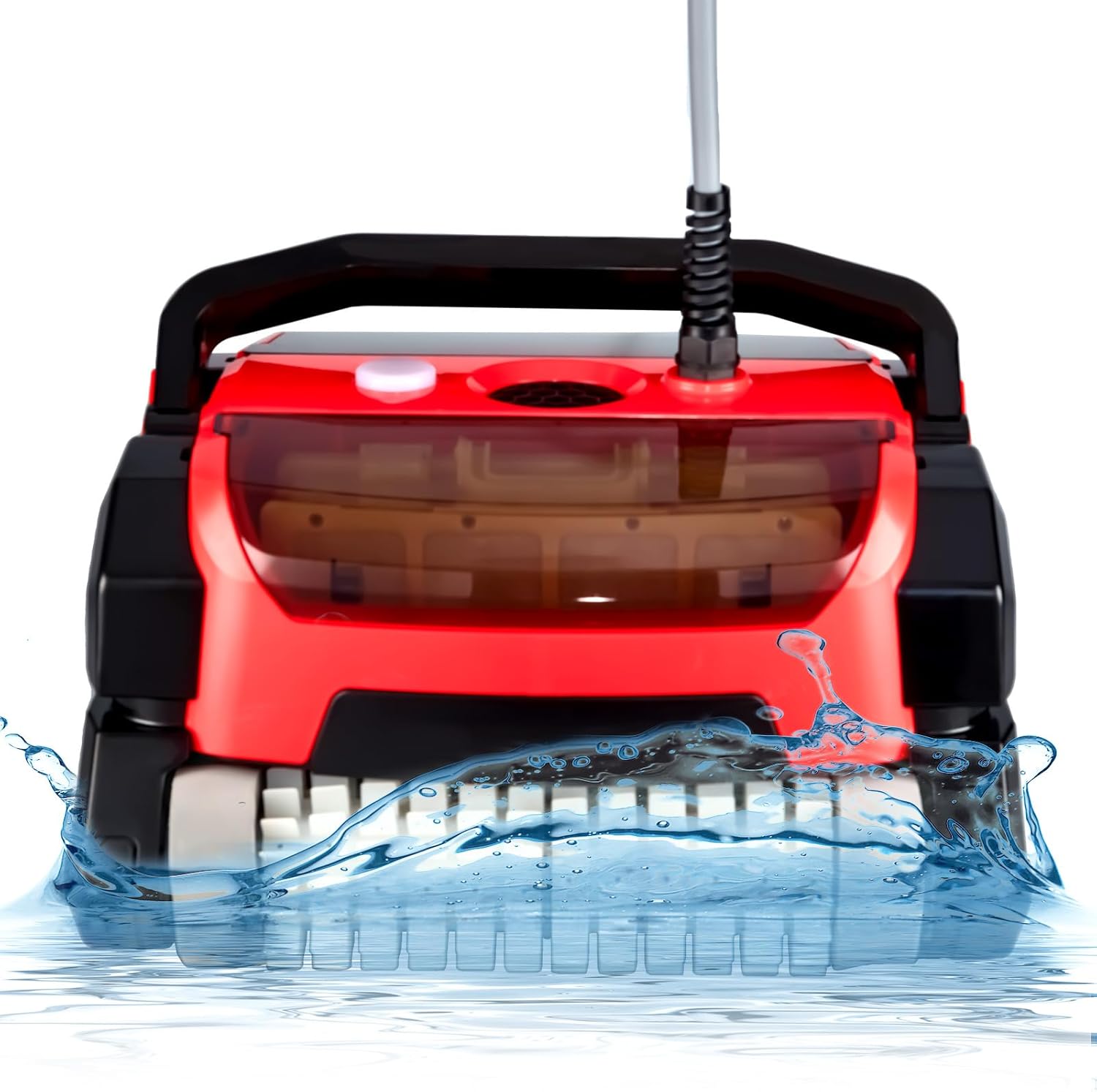 Amazon.com : Robotic Pool Vacuum Cleaner 130W, Waterliner Clean, Wall ...