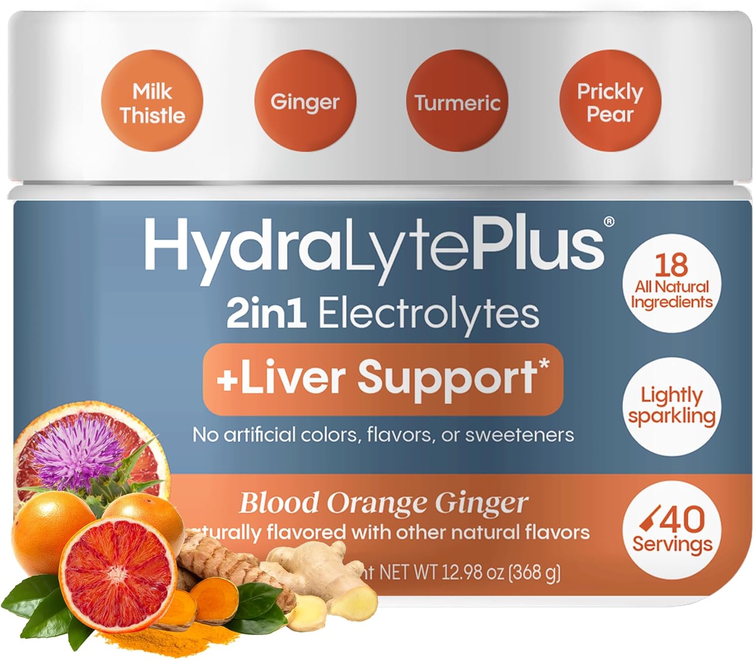 Amazon.com: Hydralyte Liver Support + Electrolyte Mix with Milk Thistle ...