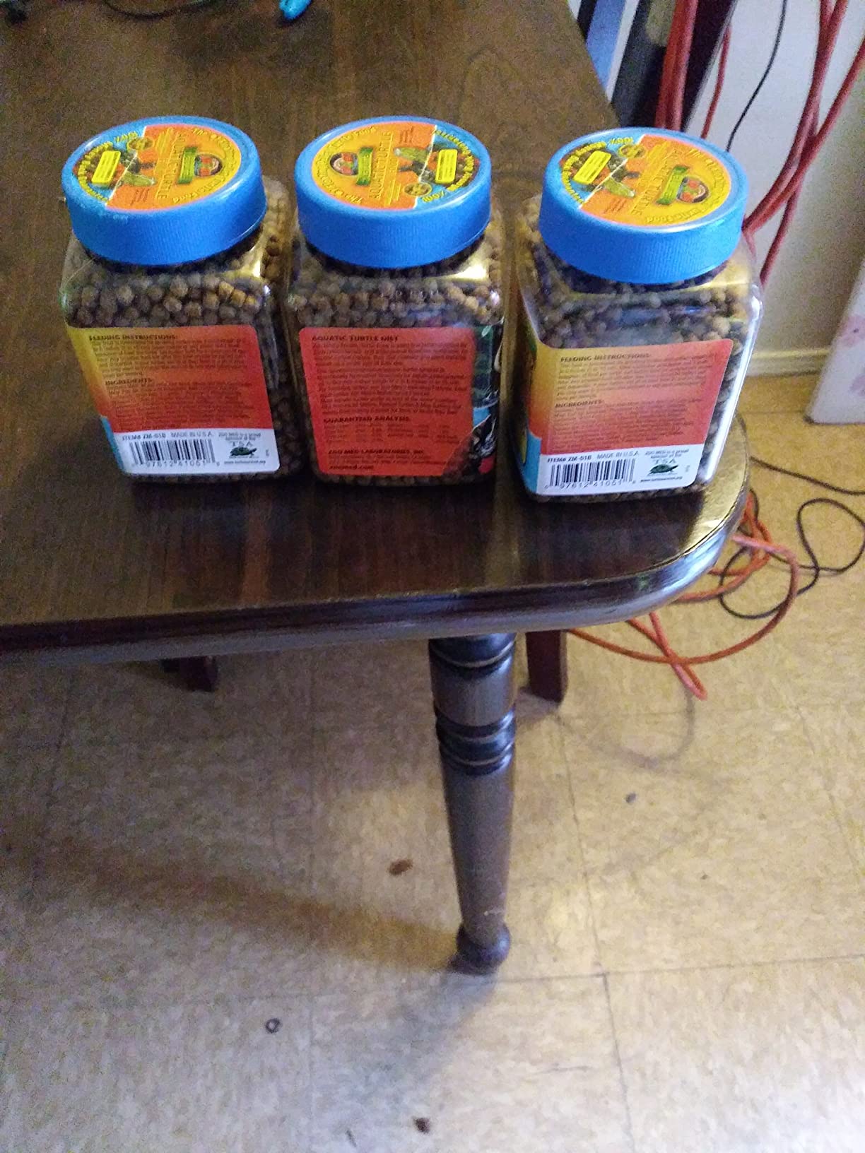 Amazon.com : Zoo Med 3 Pack of Natural Aquatic Turtle Food with Growth ...