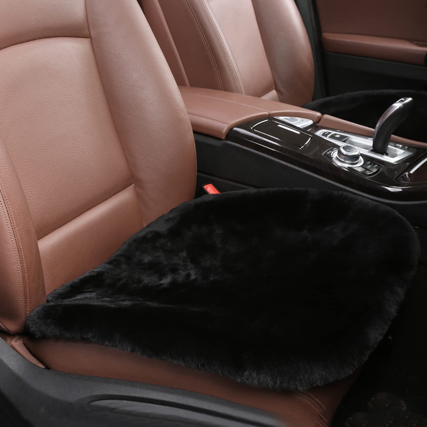 Amazon.com: Dotesy 2 Packs Genuine Australia Sheepskin Car Front Seat ...