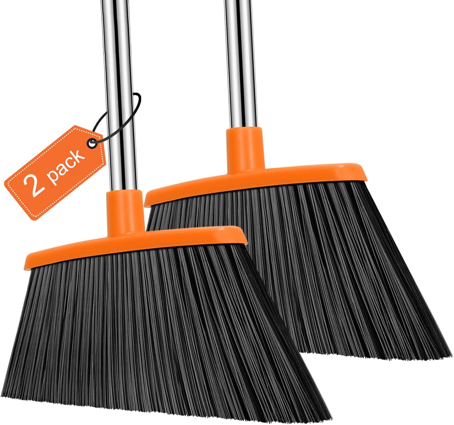 Amazon.com: NACENA Heavy Duty Broom, 55 Inch Long Handle Outdoor Large ...