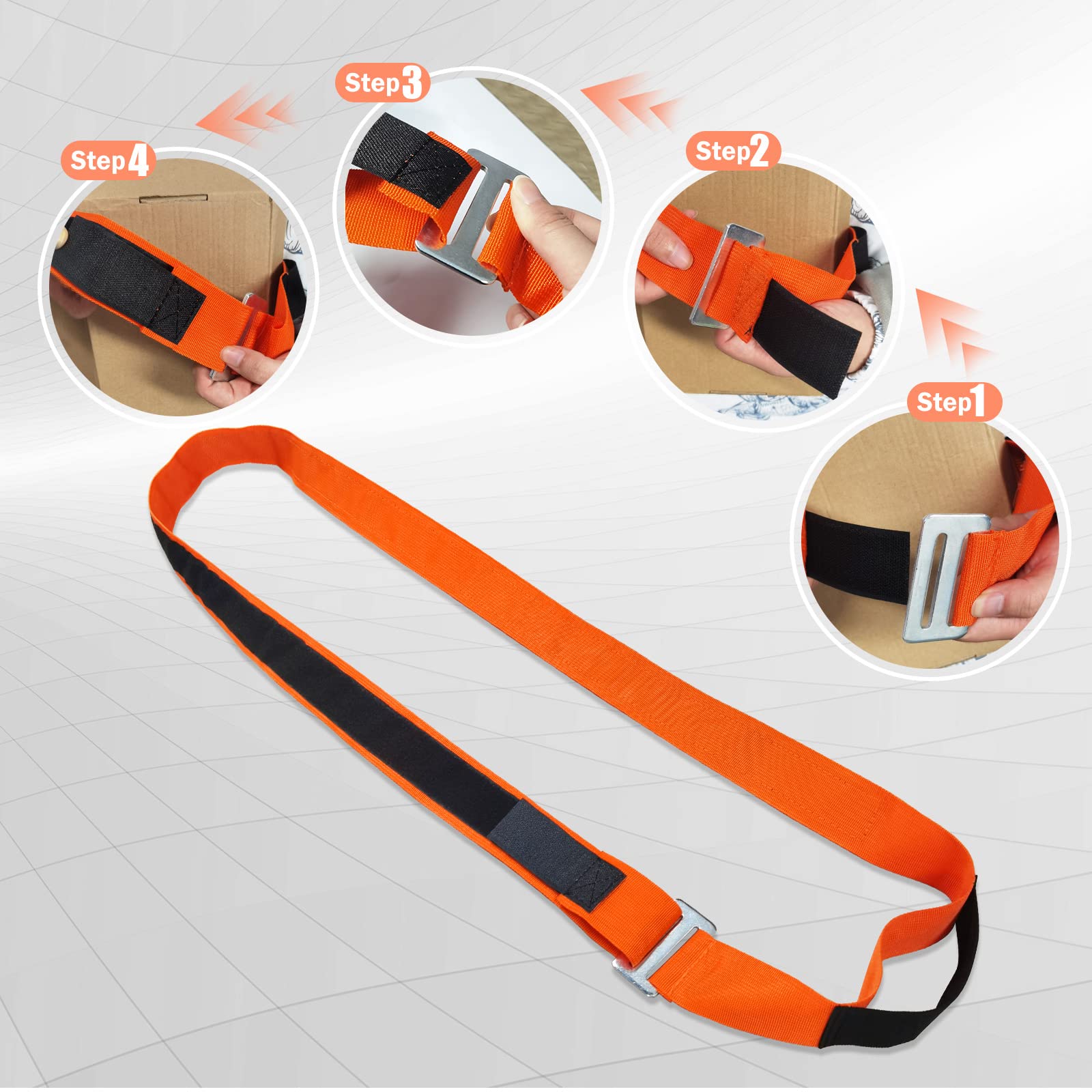 Snapklik.com : Adjustable Lifting Moving Straps, IFOUCTY 2 Pack Lifting ...