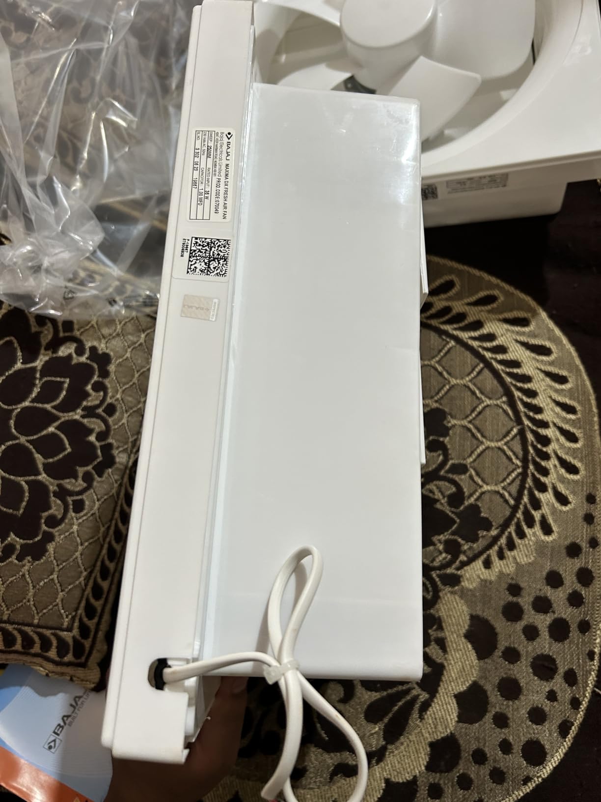 Bajaj Maxima DX 250 MM Exhaust Fan For Kitchen & Bathroom | High Air ...