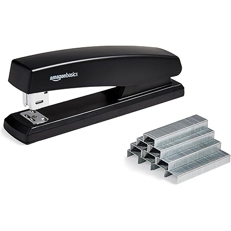 Q-Connect Metal Half Strip Stapler KF01044 - Black : Amazon.co.uk ...