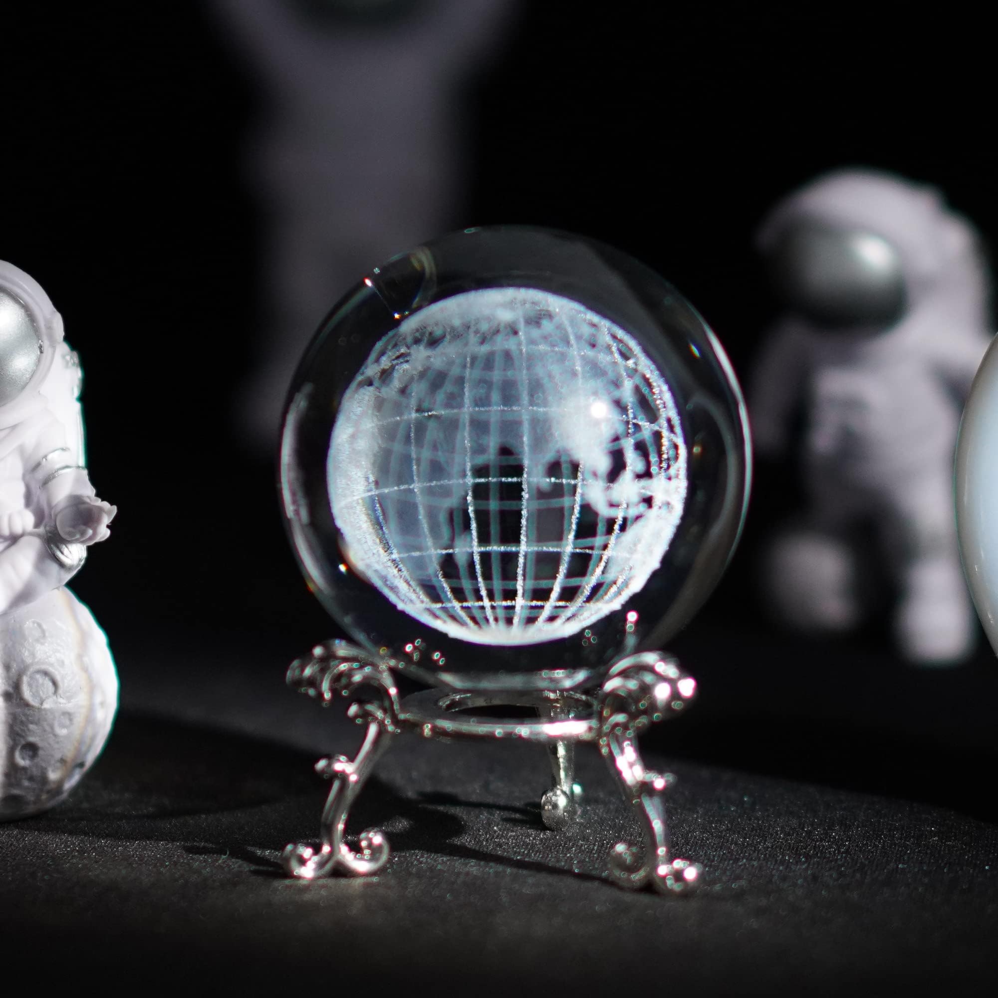 Amazon.com: HomArt Glass Globe - Sm (Clear-Etched) : Office Products