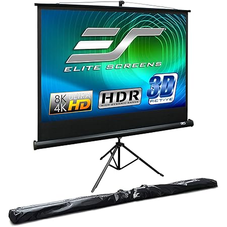 Amazon.com: Quartet Portable Tripod Projection Screen, 60 x 60 Inches ...