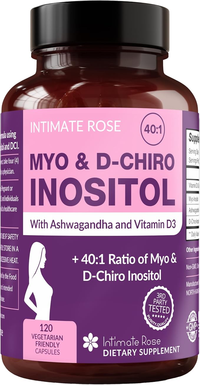 Amazon.com: Intimate Rose Myo-Inositol & D-Chiro Inositol Supplement ...