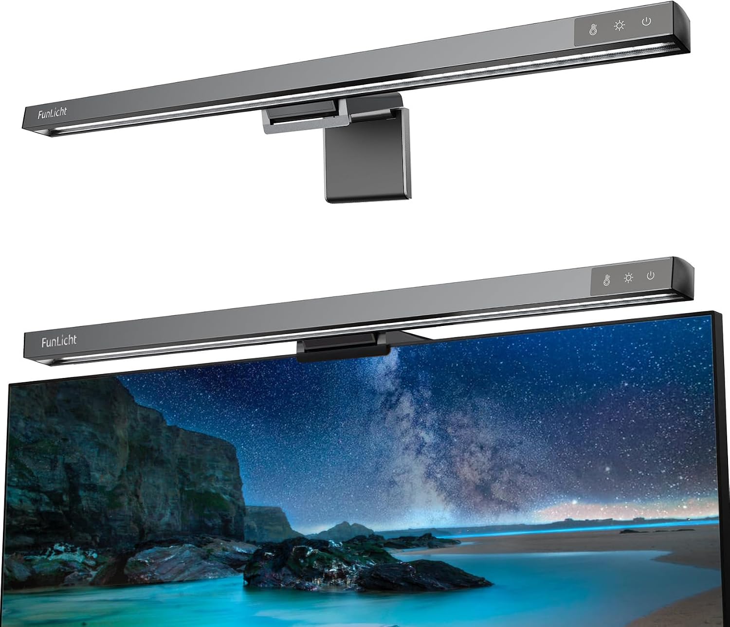 Funlicht Monitor Light Bar, Computer Monitor Lamp for Eye Caring LED ...