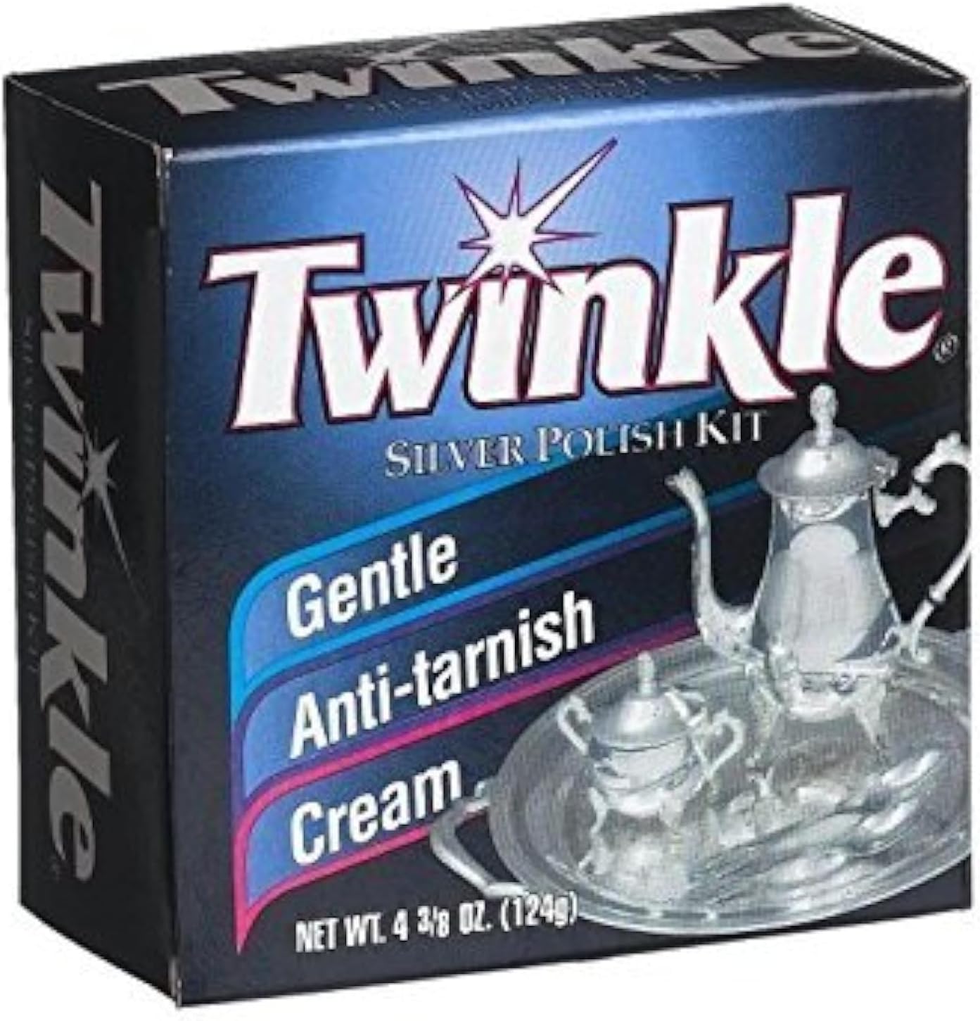 Amazon.com: Twinkle Silver Polish Kit, Gentle Anti-Tarnish Cream 4.38 ...