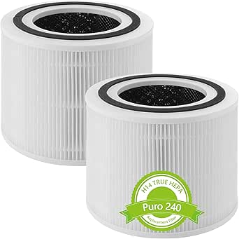Amazon.com: 2 Pack H14 True HEPA Replacement Filter for Puro 240 Air ...