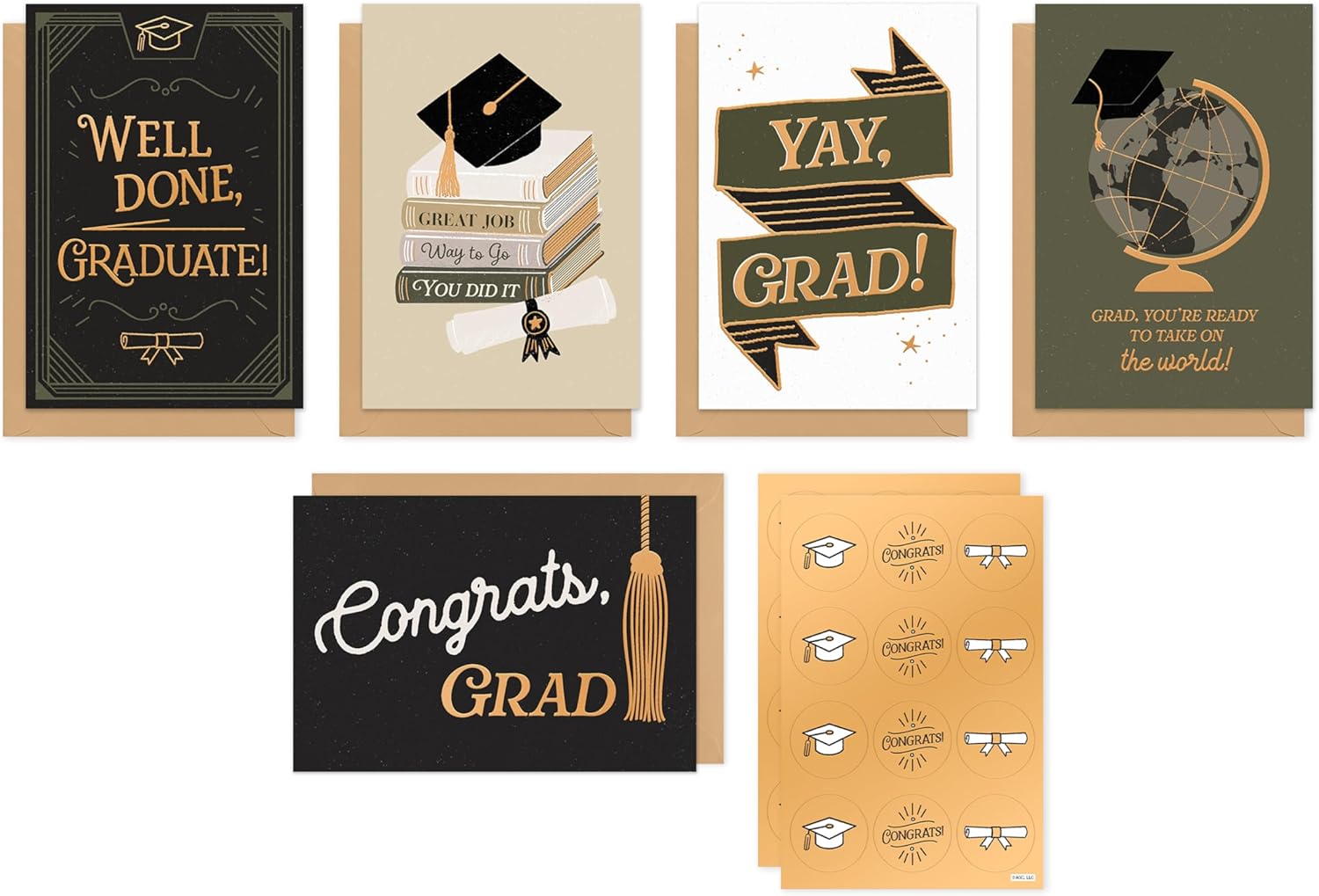 Amazon.com: American Greetings 20-Count Graduation Card Pack with Envelopes