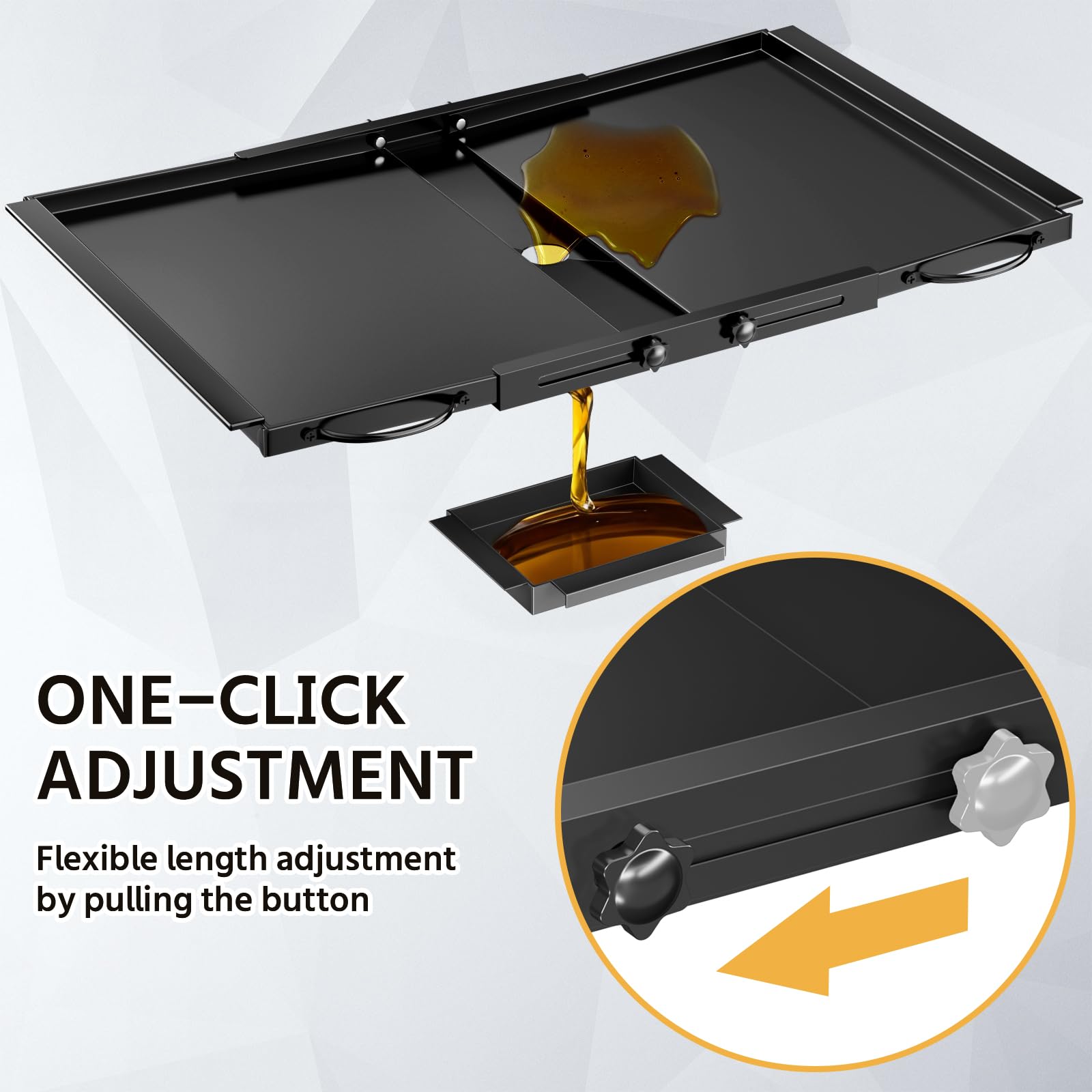 Minicloss Grill Drip Pan Replacement, Universal Grill Grease Tray with ...